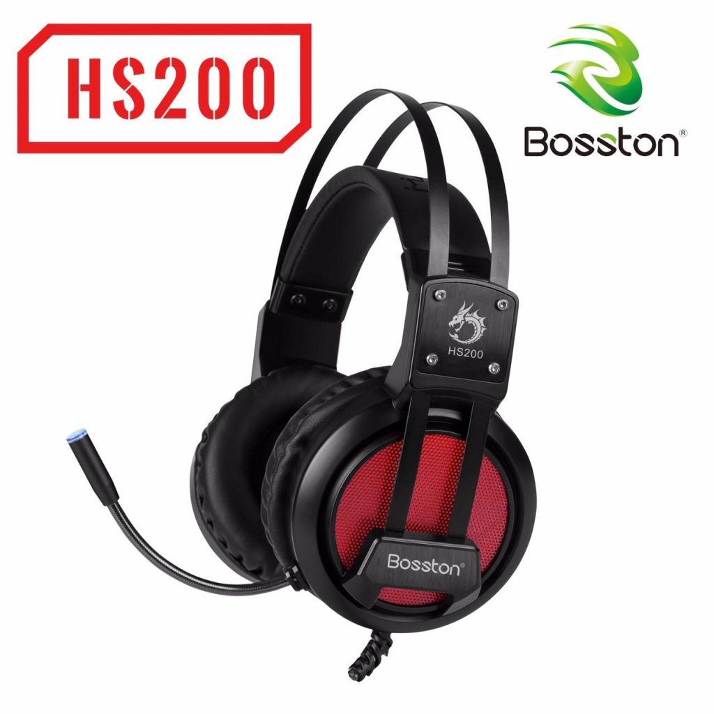 Headphone Cao Cấp Gaming Bosston HS200 – LED – Fullbox – LB NAM BINH